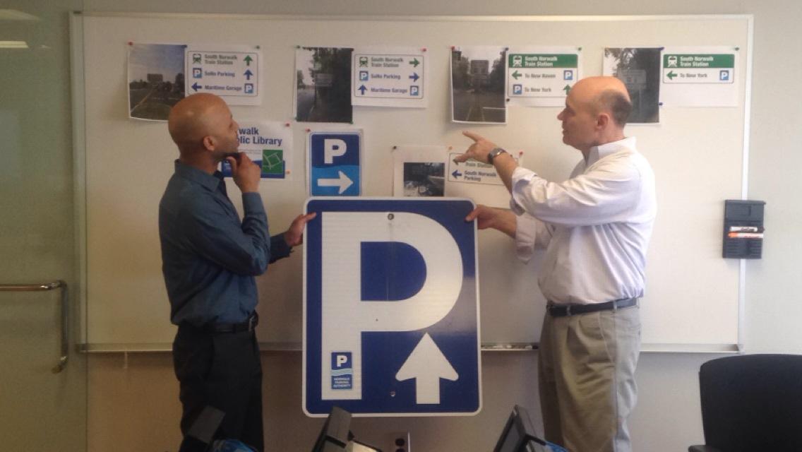 Branding Signage for A Municipal Parking Authority